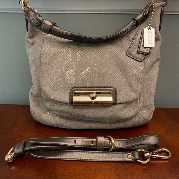 Coach | Bags | Coach Kristin Python Embossed Leather Hobo Bag | Poshmark